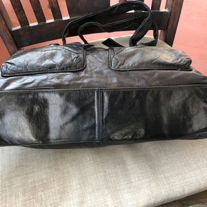 Tohe FZND | Bags | Tohe Fznd Black Leather Satchel Bag Handbag | Poshmark
